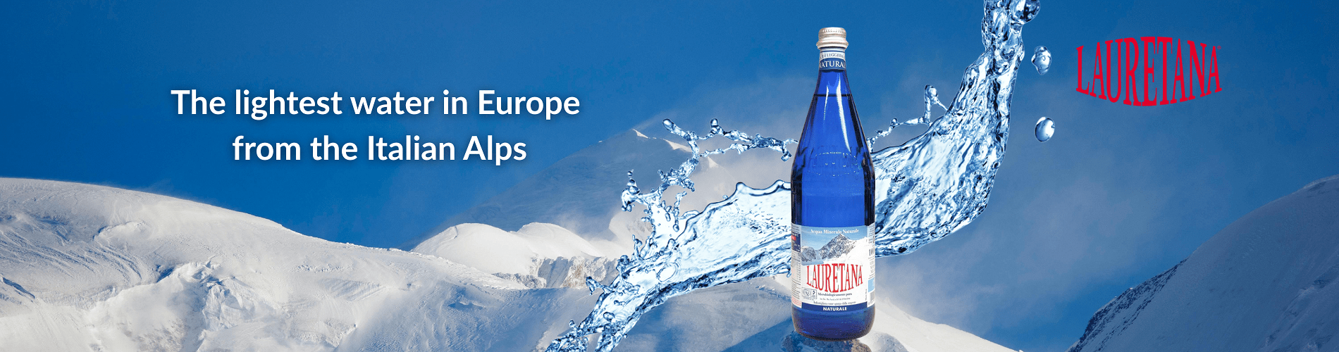 Lauretana: The lightest water in Europe from the Italian Alps ...